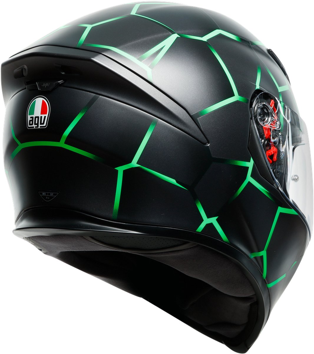 AGV K5-S Vulcanum Motorhelm groen MS | bol.com