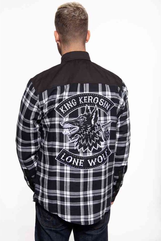 King Kerosin Overhemd -5XL- Lone Wolf Zwart | bol.com