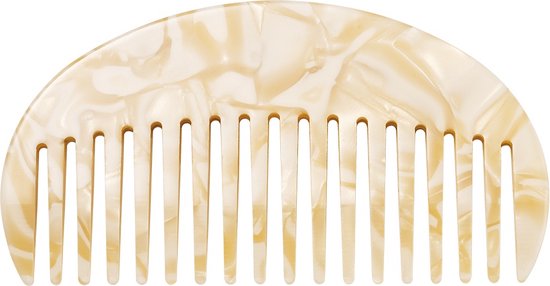 Haarspeld Haarkam Ovaal Marmer Print Creme | bol.com