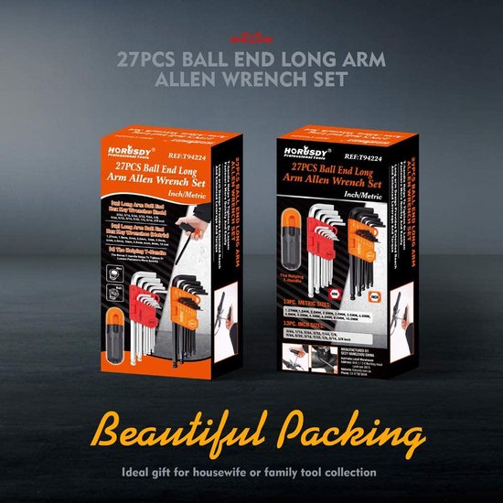 27-delige Inbussletelset - inbus sleutel - mini gereedschap set ...