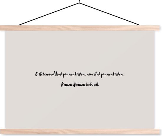 Posterhanger incl. Poster - Schoolplaat - Gisteren wilde ik ...