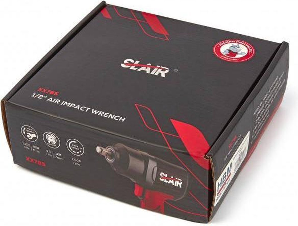 SLAIR Professionele ½” Composiet Slagmoersleutel - 1300 NM | bol.com