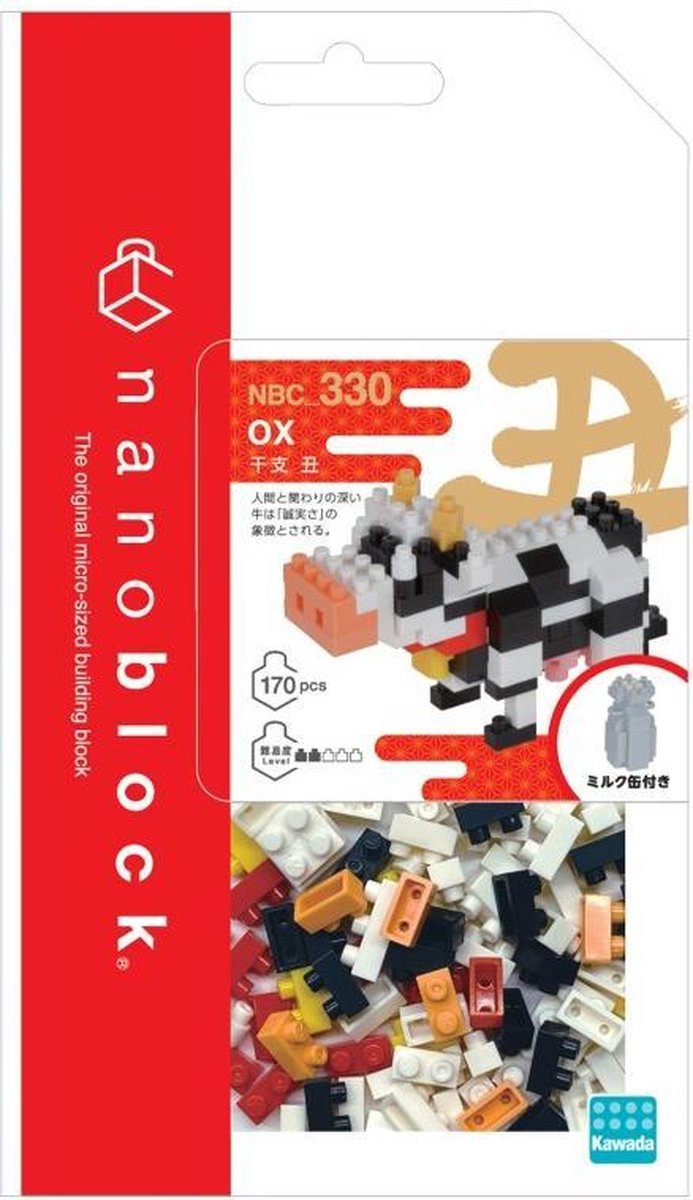 Nanoblock Cow - OX NBC-330 (os/koe) | bol.com