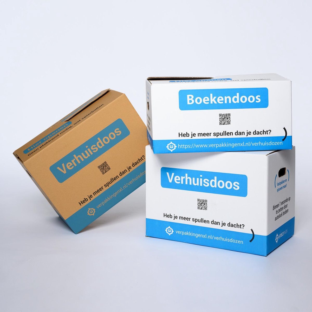 Specipack® Boekendoos Premium - Bundel met 10 boekendozen - 35 Liter ...