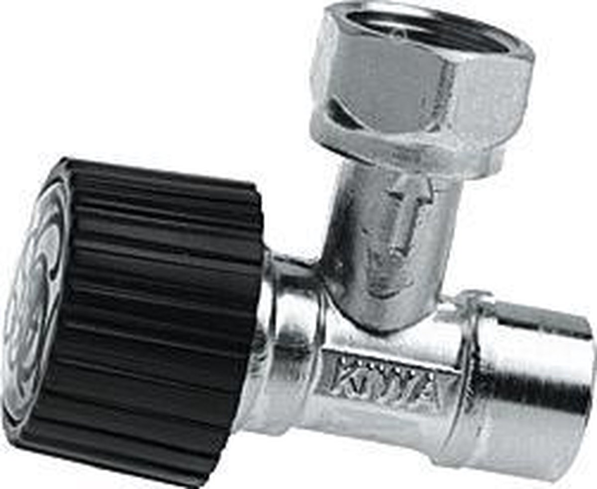 Bonfix Hoekstopkraan messing vernikkeld 3/8inch x 12mm binnendraad x capillair | bol