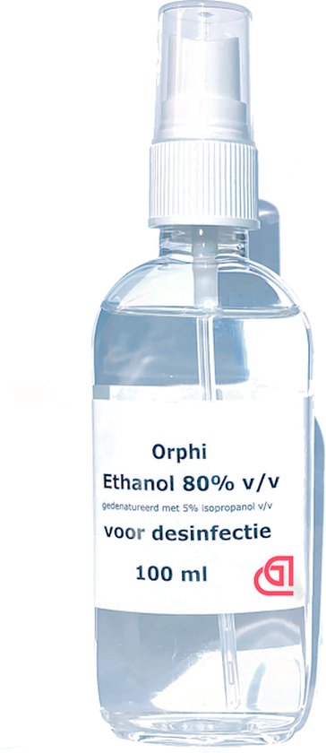 Dermarolling Desinfectie Spray Alcohol 80% - 100ml. Met spray kop. | bol