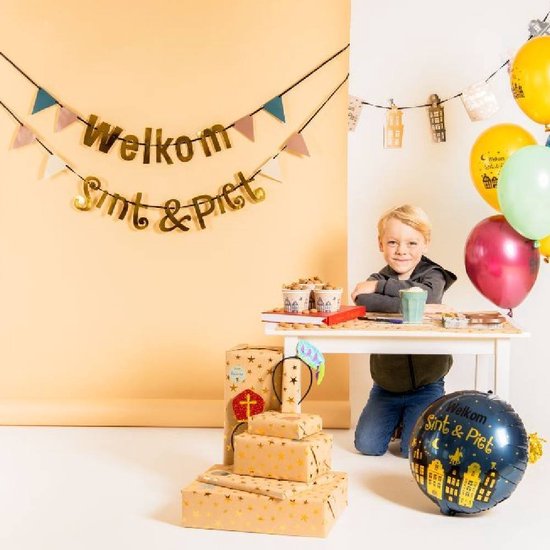 Folat - Letterslinger 'Welkom Sint & Piet - 1,5 meter - Welkom ...