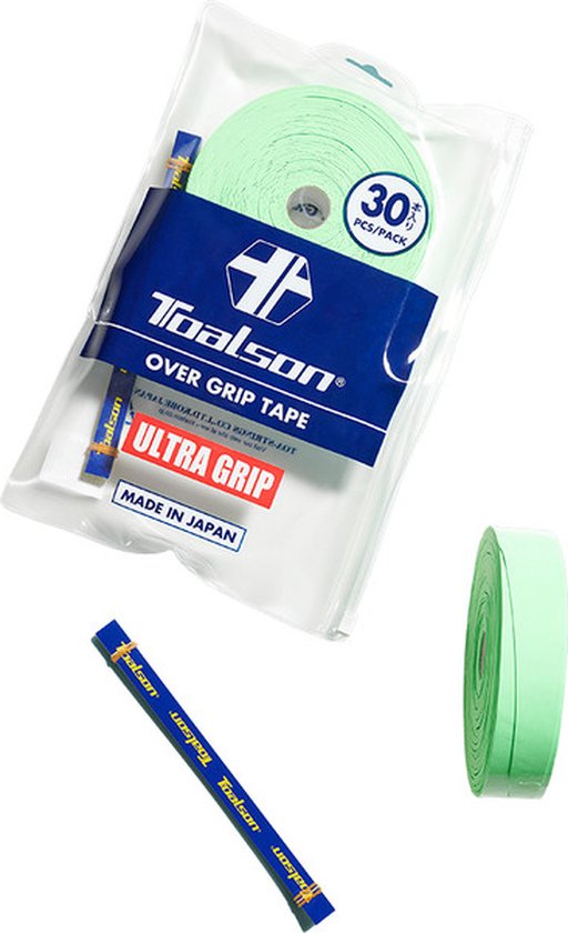 Toalson Ultra Tennis Padel Overgrip 30 Stuks Groen Pack | bol