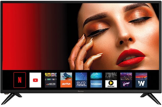 Smart TV 39'' HD Netflix YouTube PrimeVideo Screencast USB HDMI | bol.com