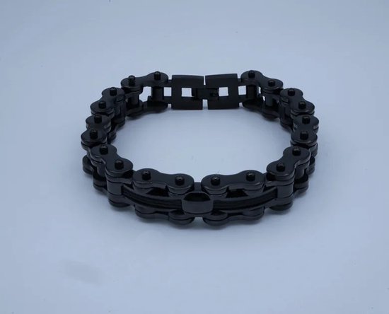 zwarte motor ketting armband SKLL | bol.com