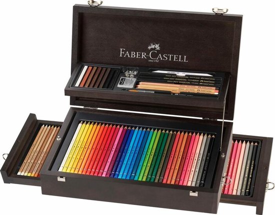 Faber-Castell Art & Graphic houten koffer | bol.com