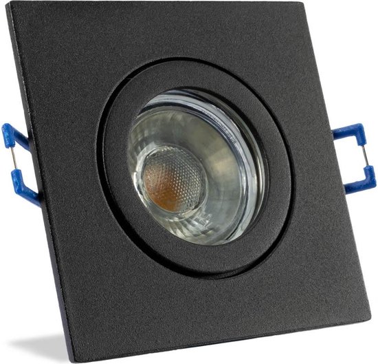 IP44 LED Inbouwspot Marley - badkamer of buiten - Vierkante spot ...