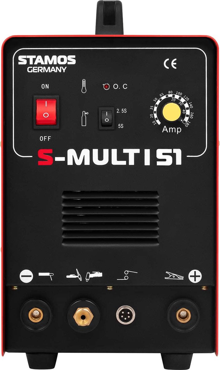 Stamos Gecombineerde lasmachine - TIG 180 A - CUT 50 A - MMA | bol.com