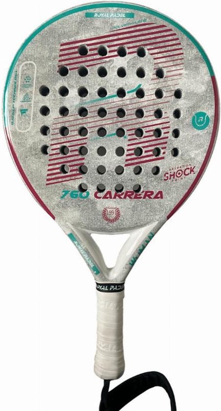 Royal Padel Carrera 760 Woman (Rond) - 2023 padelracket wit/roze | bol.com