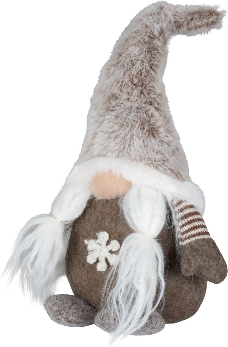 Christmas Setje 2 stuks Kerst Kabouter Pop - Beige Muts - Pluche ...