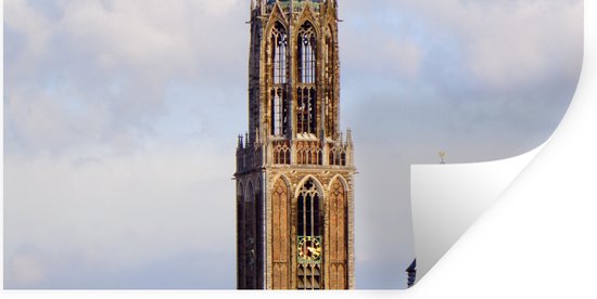 Muurstickers - Sticker Folie - Domtoren - Wolken - Utrecht - 120x60 cm ...