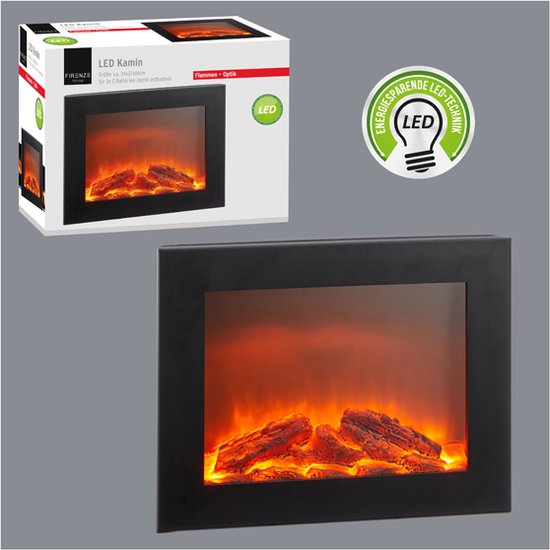 LED-haard sfeerhaard haardscherm electrisch op batterijen tafelhaard ...