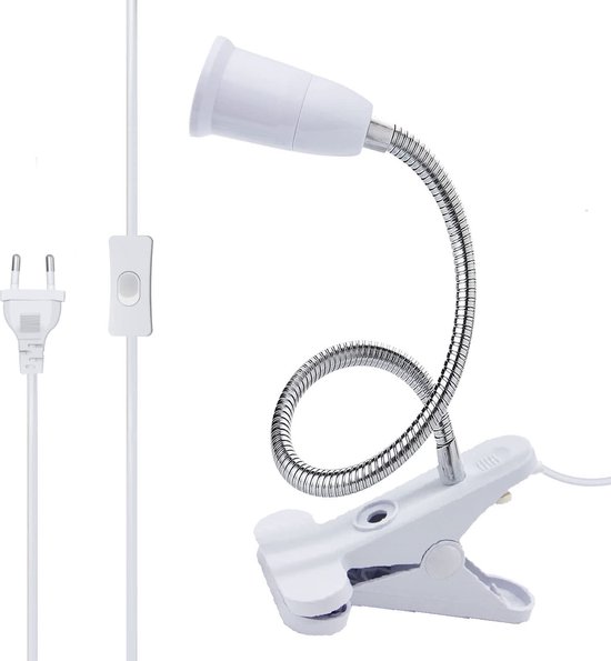 E27-lampfitting met klem, E27-klemlamp, bureauklemlamp, klemlampen ...