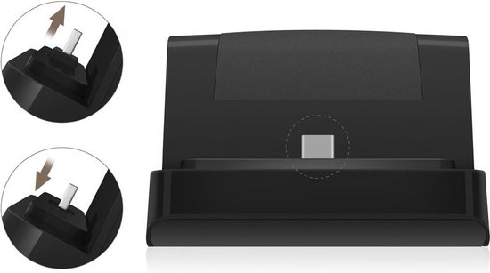 Docking station met USB-C aansluiting voor de Google Pixel 7 - black | bol