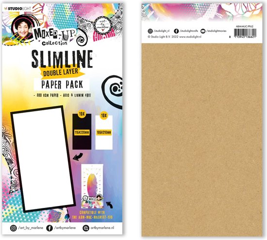 Paper pack slimline double layer - ABM Mixed-up nr. 62 | bol.com