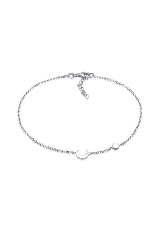 Elli Dames Enkelbanden Dames Enkelbandje halve maan Astro met maansteen ...