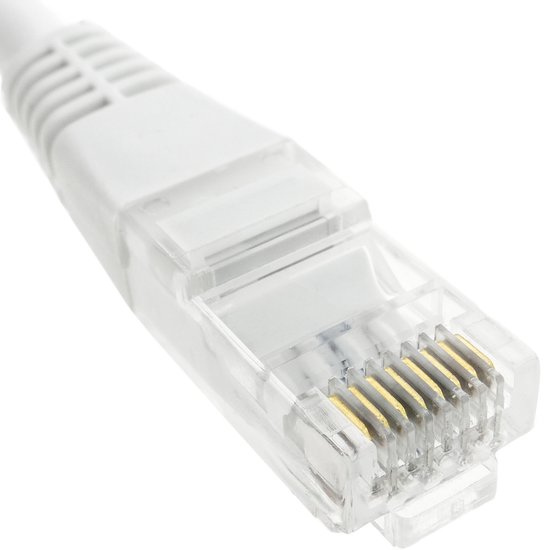 BeMatik - UTP-kabel categorie 6 wit 2m | bol