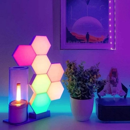 Quantum Lamp Hexagon Light Touch-sensor | bol