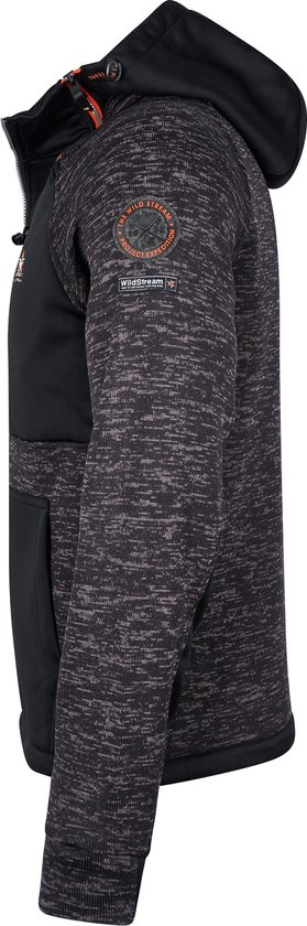 The Wildstream - Heren - Fleece gevoerd - - Model Idyllic - Black-Maat ...