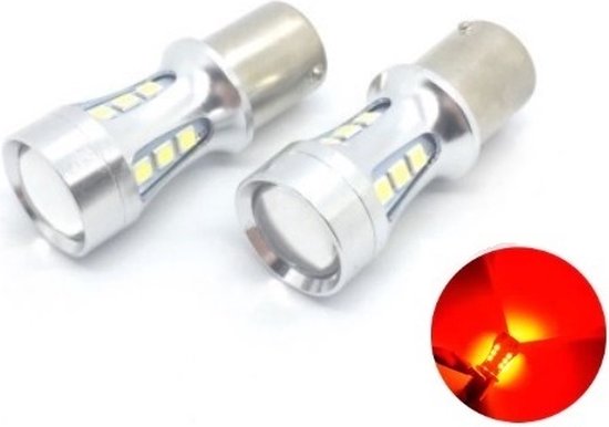 TLVX BAY15D 1157 P21/5W High Power LED Rood Canbus Achterlicht ...