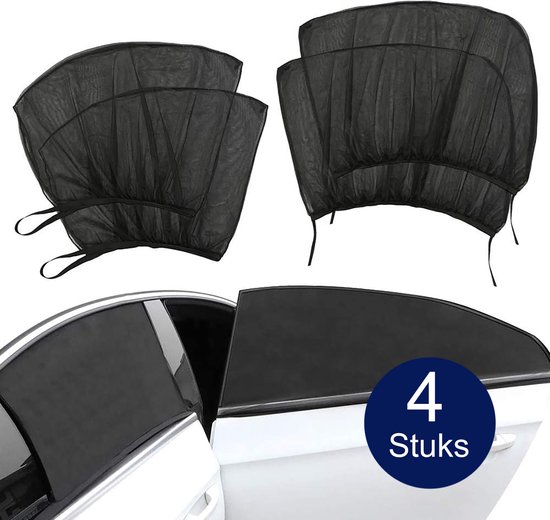 Zonnescherm Auto Baby Zijruit Voor- en achterkant - Zonwering Auto Met ...
