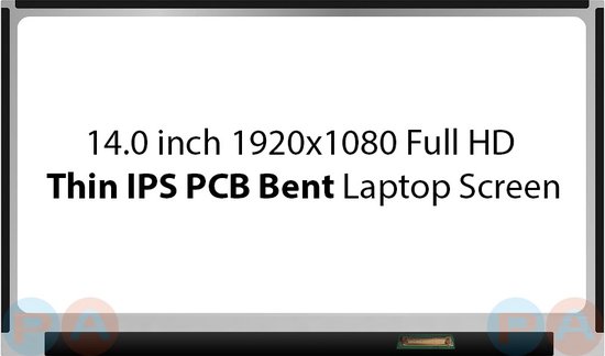 14.0 inch Laptop Scherm Thin Bezel IPS Full HD 1920x1080 PCB Bent ...