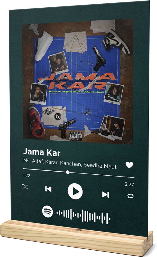 Songr Spotify Muziek Bordje - Jama Kar - MC Altaf, Karan Kanchan ...