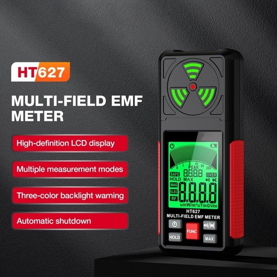 EMF Meter Elektromagnetische Straling Detector - Meet AC Magnetisch ...