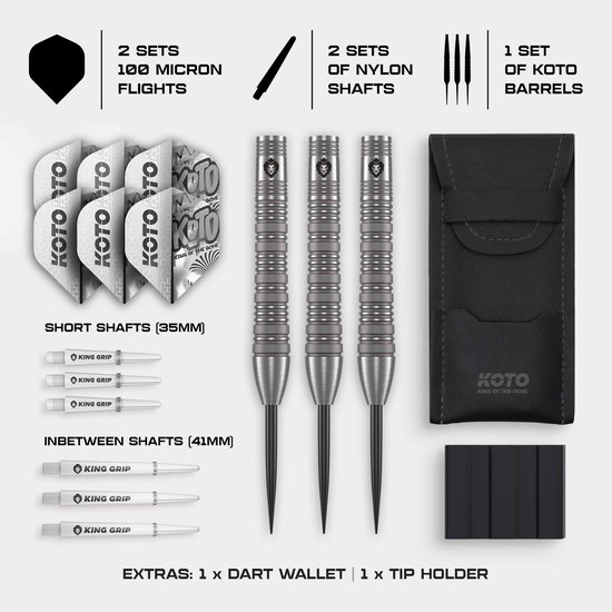 KOTO Kingwave Teardrop 90% - Dartpijlen 23 Gram | bol