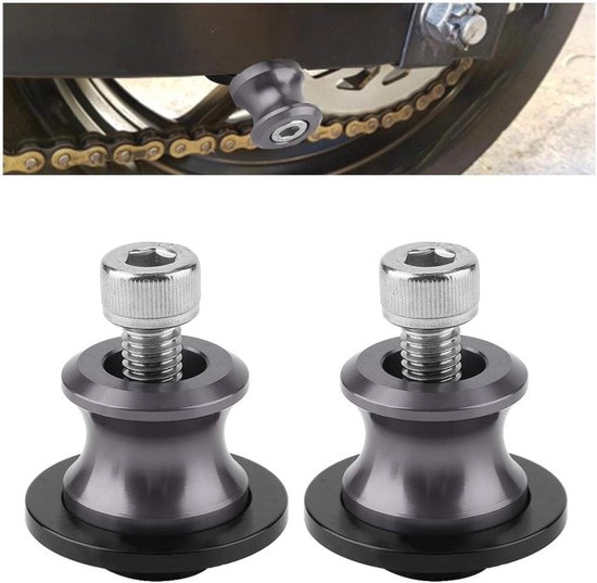 Swing Arm Spool - 2pcs - 6mm - Motorcycle CNC Rear Stand - Swing Arm ...