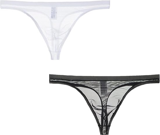 Doorzichtige Heren String Slips – Sexy Low Rise Mini Onderbroek | bol