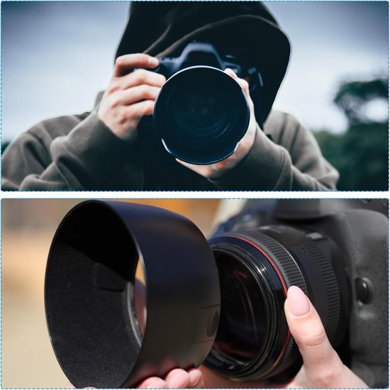 49mm Camera Lens Cap - 2pcs Rubber Folding Lens Protector - Anti-glare ...