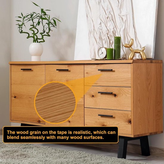 MK Stoer- Houtreparatiepatchband - Zelfklevend - 31,8 inch x 33 ft ...