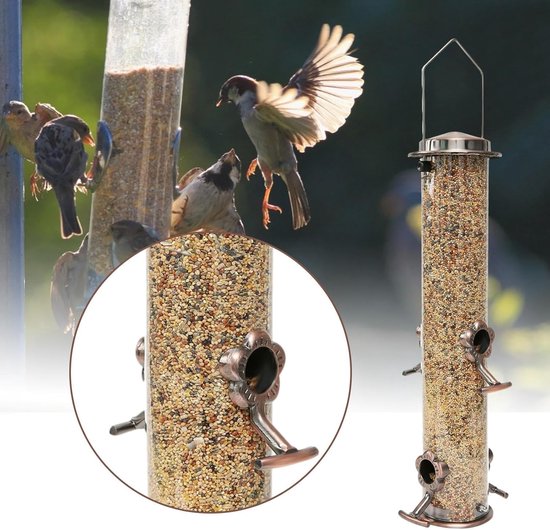Hangend Vogelvoerhuisje - Vogelvoederdispenser - Vogels Voeren ...