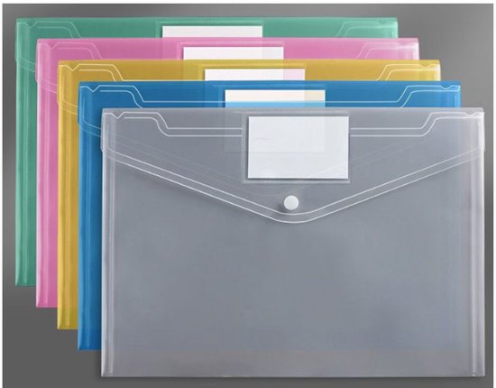 Documentenmap a4 - 5 stuks - documententas - documentenkoffer ...