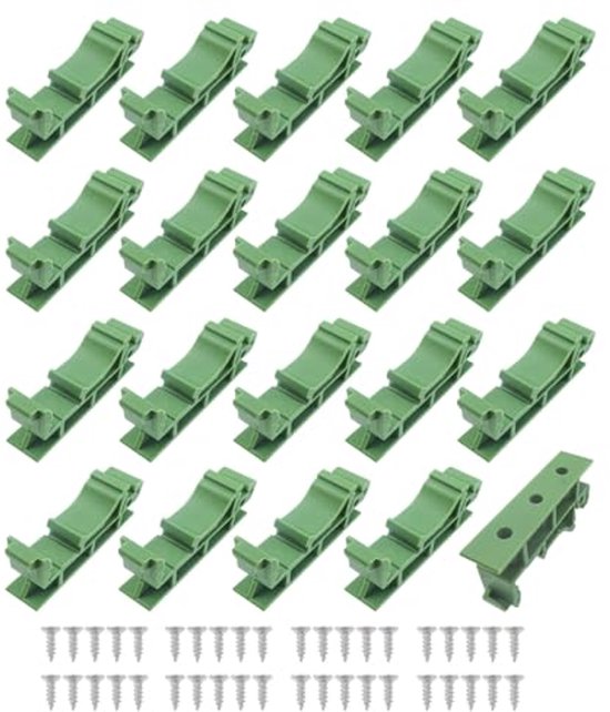 20 Stuks PCB DIN C45 Rail Adapter met Schroeven voor Printplaten en ...