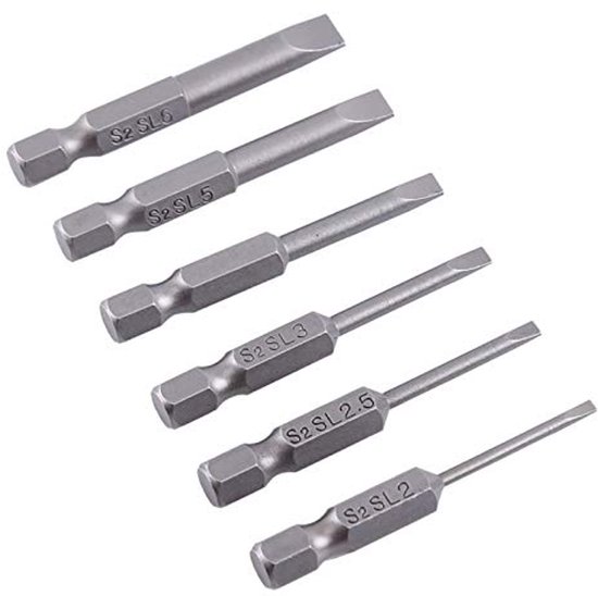 Hex Shank Schroevendraaier Bit Set - 6 Stuks voor Elektrische ...