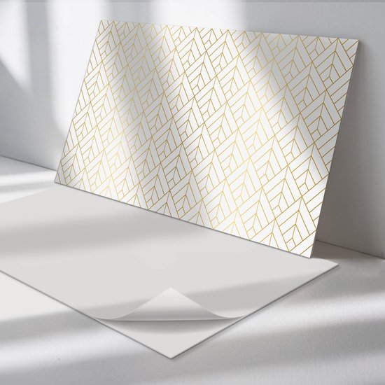 Wallfluent Vinyl Wandpaneel - 3D-bladpatroon PVC Muurpaneel - 120 cm x ...