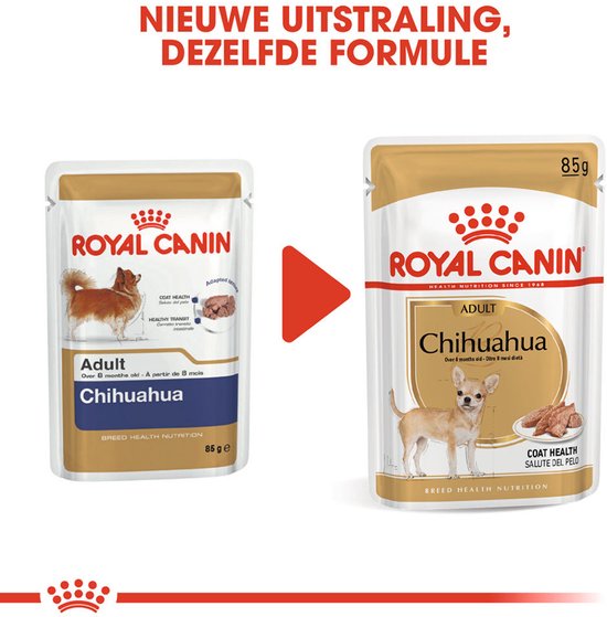 Royal Canin Chihuahua - Pouch 12 x 85 g - Adult - Natvoer Hond | bol