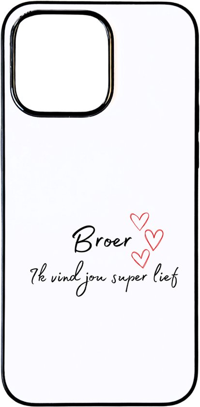 Hacebo® - broer ik vind jou super lief telefoonhoesje - Broer - de ...