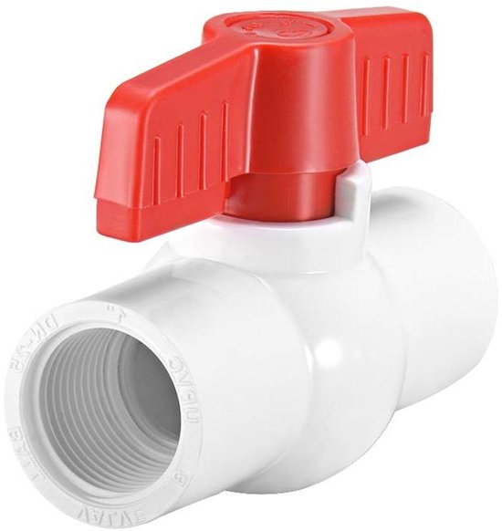 PVC kraan met kogelkraan voor waterkraan 1" binnengatdiameter - Rood ...