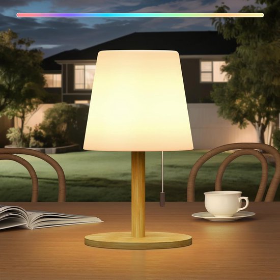 Dimbare Draadloze LED Tafellamp - Oplaadbaar, Waterdicht en Ideaal voor ...