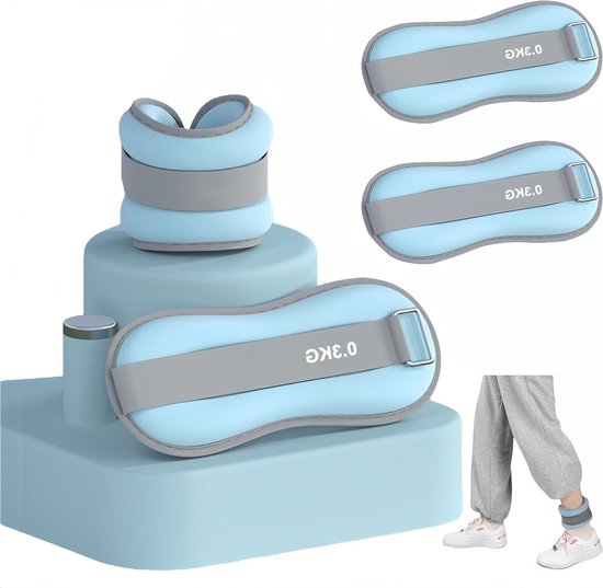 Polsgewichten voor Benen en Armen - Set van 2 Stuks - Blauw ...