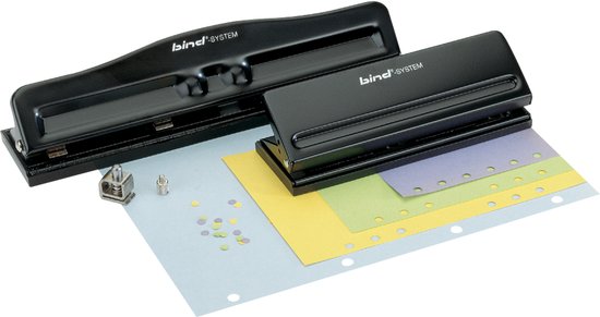 *perforator Bind 19 x 6 x 3 cm zwart | bol