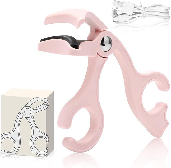 Recourbe-cils chauffant - électrique - rose - recourbe-cils | bol